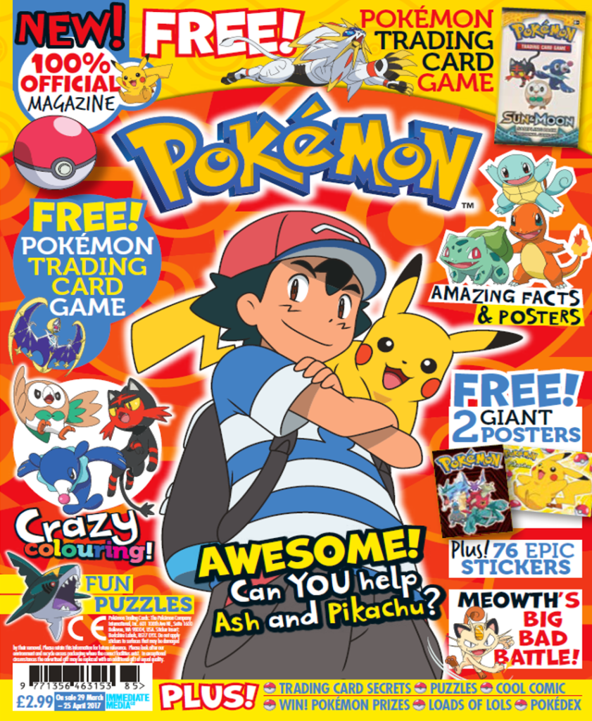 Immediate Media Launches Pok mon Magazine Magnetic media